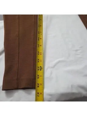 H&M | Pants & Jumpsuits | Hm Brown Ponte High Rise Seamed Treggings ...